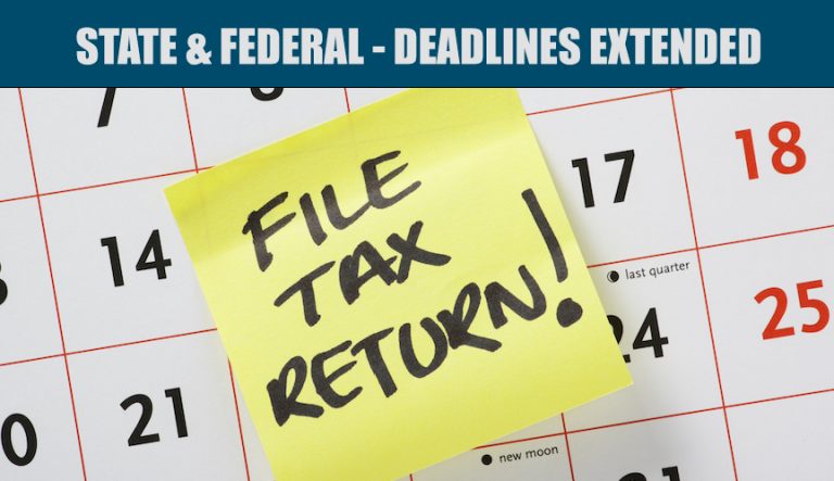 Federal and State Income Tax Deadlines Extended - beattymillerpc.com